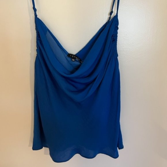 1. State | Tops | State Blue Satin Cami Xs | Poshmark